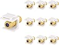 Amazon.com: VCE (10 Pack) 3 GHz Gold-Plated RG6 Keystone Jack Insert,F ...
