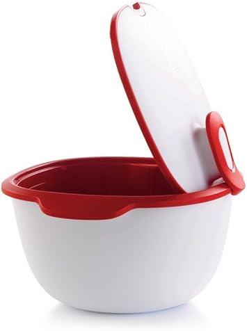 TUPPERWARE Thermo-Duo Warmie-Tup 3,25L rot + 2,25 L Warmhalten + Sieb 2 ...