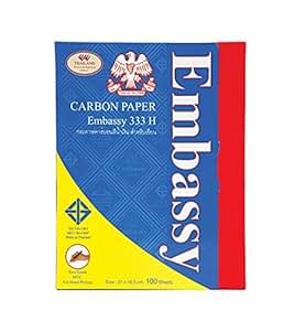 Amazon.com : Blue Duplicating Carbon Copy Paper for writing 100 sheets ...