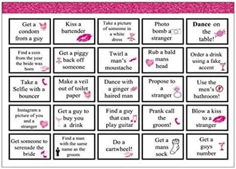 Hen Do Bingo: Hilarious Hen Party Dare Game including 20 Professionally ...