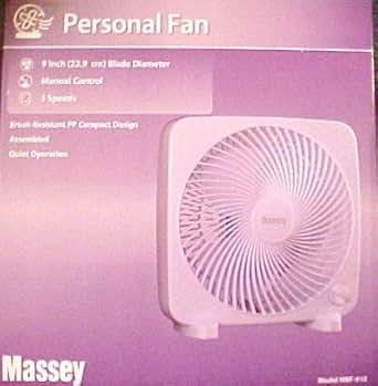 Amazon.com: Massey 9 inch Personal Fan: Appliances