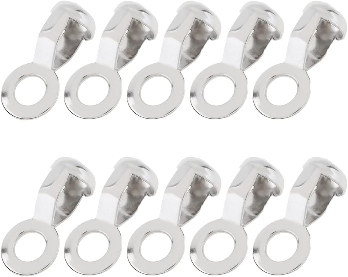 RTNLIT 10Pcs Ball Chain Pull Loop Connectors Ceiling Fan Lamp Pull Loop ...