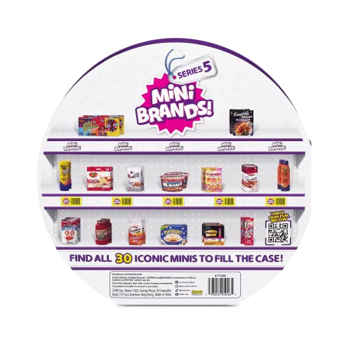Mini Brands Series 5 Collector's Case by ZURU with 5 Exclusive Minis ...
