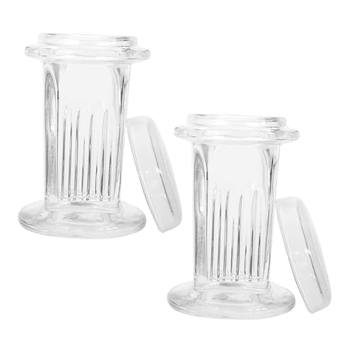 TOKIDNY 2pcs Staining Jars Lab Glass Jars for Microscope Slides Sturdy ...