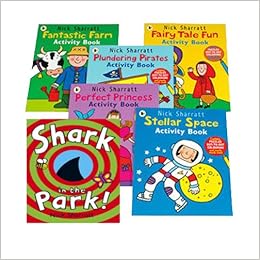 Nick Sharratt Activity Book Collection 5 Books Set With One famous Book ...