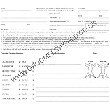 100 Dog Grooming Customer Record Cards: Amazon.co.uk: Pet Supplies