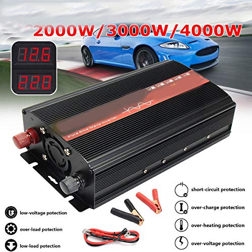 WGang Inverter 12V/24V 220V 2000/3000/4000W Voltage Transformer Pure ...