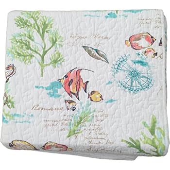 Amazon.com: Sigrid Olsen Home Twin Quilt Set - Exotic Bright Under The ...