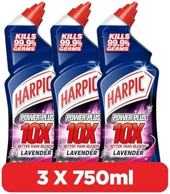 Harpic Power Plus Toilet Cleaner, Lavender Scent, 750ml x 3 price in Saudi Arabia | Amazon Saudi ...