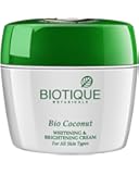 Biotique Bio Coconut Whitening And Brightening Cream, 50g: Amazon.in ...