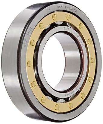 SKF NU 319 ECM/C3 Cylindrical Roller Bearing, Single Row, Removable ...