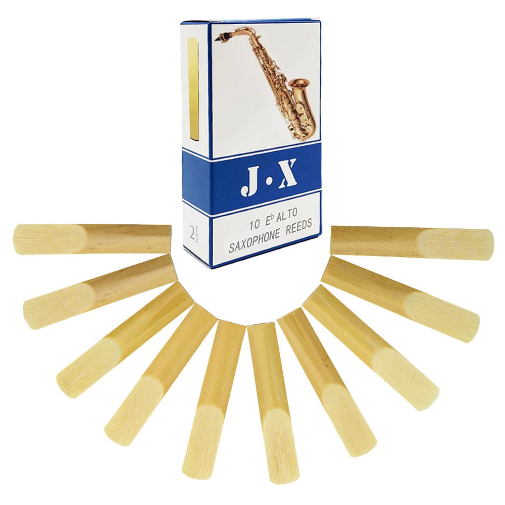 Mua 10 Pack Alto Saxophone Reeds 2.0/2.5/3.0, Alto Sax Reeds Strength 2 ...