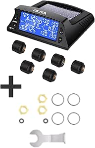 Amazon.com: GUTA Solar Tire Pressure Monitoring System for RV - Tire Pressure Monitoring System ...
