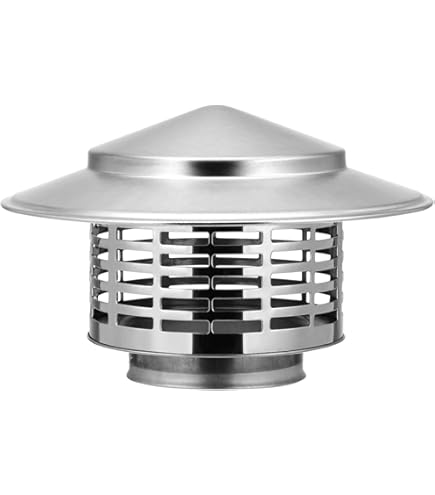 8" X 13" HomeSaver Pro 3/4" Mesh 304-Alloy Galvanized Steel Single Flue ...