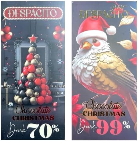 سعر DESPACITO Dark Chocolate 70% + Dark Chocolate 99% 80g - Global Farm ...
