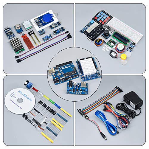 Rexqualis Complete Starter Kit Based On Arduino Uno R3 W Detailed Free Tutorial Compatible With