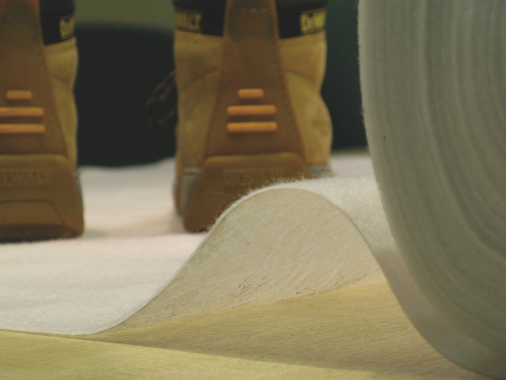 Swiftguard Self Adhesive Floor Fleece Protection Roll, 1 x 25m, White ...