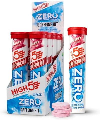 HIGH5 ZERO Caffeine Hit ElectrolyteTablet - Hydration Tablets Enhanced ...