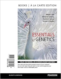 Essentials of Genetics, Books a la Carte Edition (9th Edition ...