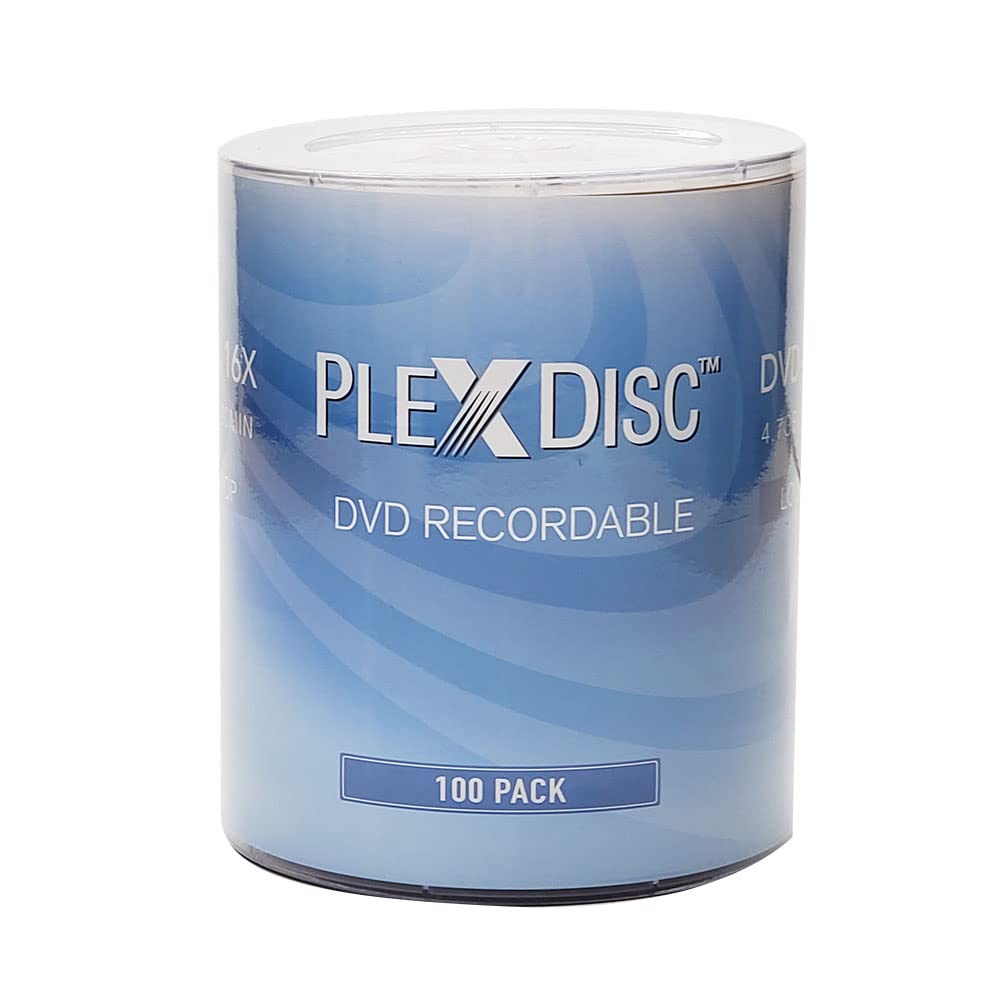 Mua PlexDisc DVD-R 4.7GB 16x Branded Logo Recordable Media Disc - 100 ...