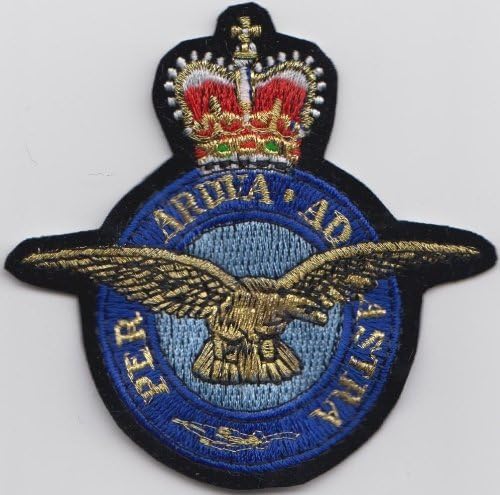 Royal Air Force RAF Insignia Flag Embroidered Patch Badge: Amazon.co.uk ...