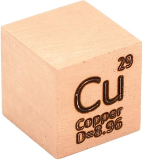 Amazon.com: Pure Metal Copper 10mm Density Cu Cube for Element ...