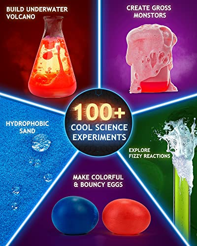 Japace 100+ Experiments Science Kit for Kids Age 4-12 Year Old, Cool ...
