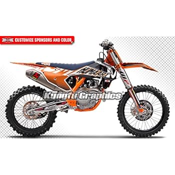 Amazon.com: FACTORY GRAPHICS KIT KTM 250 300 350 450 500 SXF XCF EXC ...