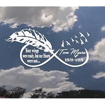 Amazon.com: In Loving Memory Wall Decals Stickers, Black, 15": Home ...