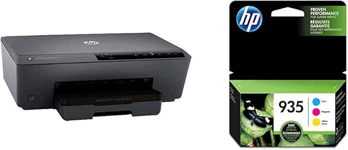 HP OfficeJet Pro 6230 Wireless Printer (E3E03A) with HP 935 Cyan ...