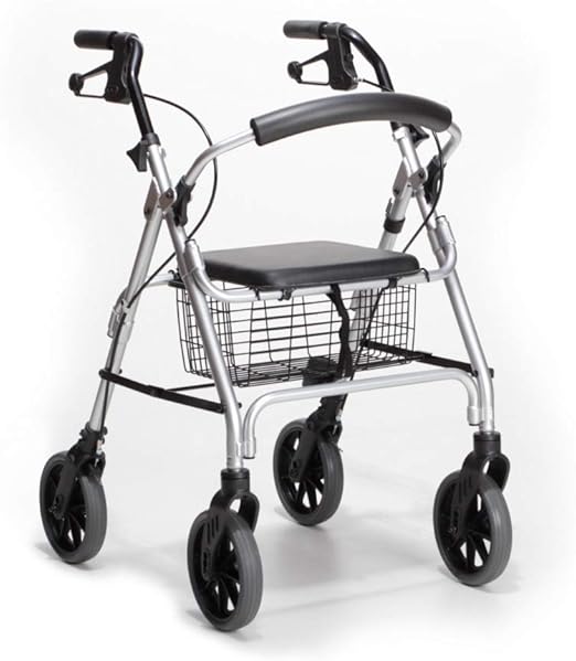 Rollator Gehhilfe Ligero Leichtgewicht 55 x 67 x 81-89,5cm (B/T/H ...