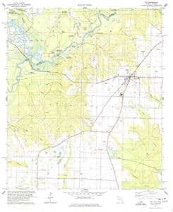 Amazon.com : YellowMaps Jay FL topo map, 1:24000 Scale, 7.5 X 7.5 ...