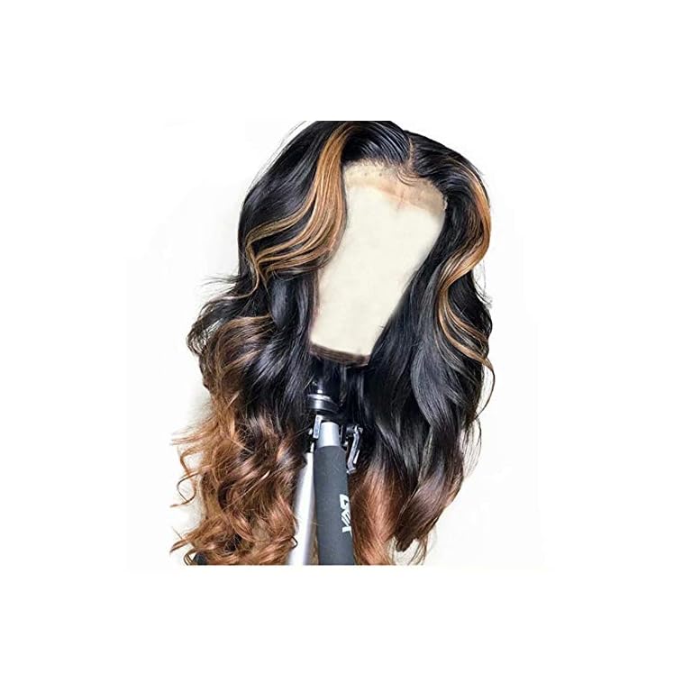 QUINLUX WIGS 150% Density Body Wave Lace Front Human Hair Wigs Ombre ...