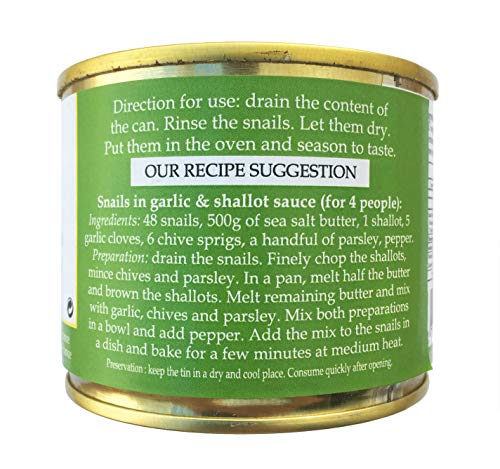 Straight from France Extra large French Lucorum Canned Escargots Snails ...