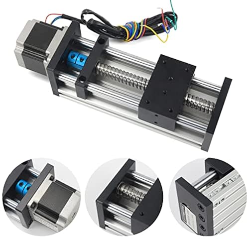 RATTMMOTOR EBX1605 200mm / 7.87" CNC Linear Stage Actuator, Double Optical Axis Linear Slide ...