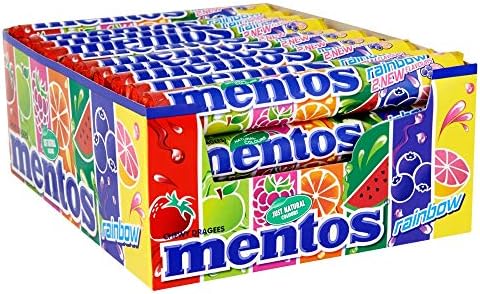 Mentos Rainbow Display mit 40 Rollen, 1er Pack (1 x 1.5 kg) price in ...