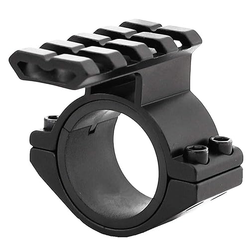 Persei Scope Barrel Clamp Mount 25.4mm & 30mm Ring Adapter with Weaver ...