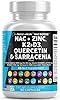 NAC Supplement N-Acetyl Cysteine 1000mg Vitamin D3 K2 Zinc Quercetin ...