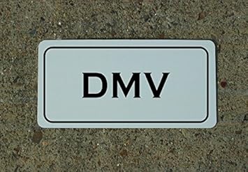 Amazon.com : DMV Metal Sign : Office Products