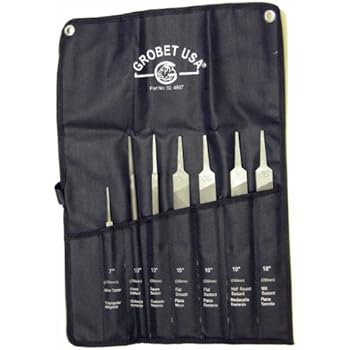 Nicholson 9 Piece Hand File Set with Ergonomic Handles, American ...
