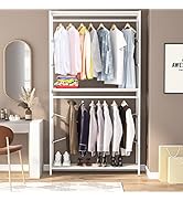 Amazon.com: Tribesigns 86 inches Double Rod Closet Organizer, Tall ...