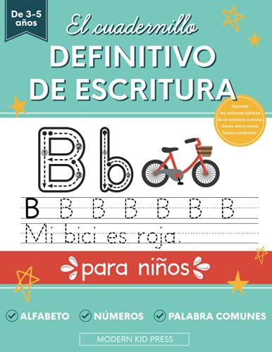 El cuadernillo definitivo de escritura para niños: Libro para practicar ...