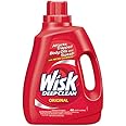 Amazon.com: Wisk Deep Clean Liquid Laundry Detergent, Original, 100 ...