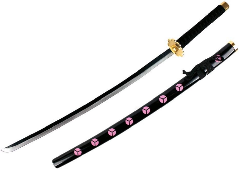 Defender 41" Black and Pink Collectible Katana Samurai Sword Peace ...