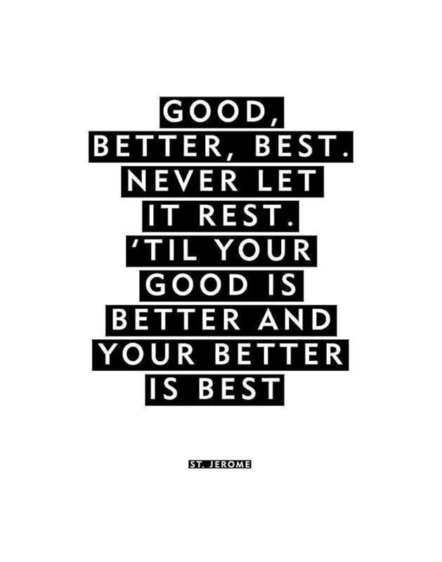 Amazon.com: Home Decor Print Wall Art Word Art"Good, better, best ...