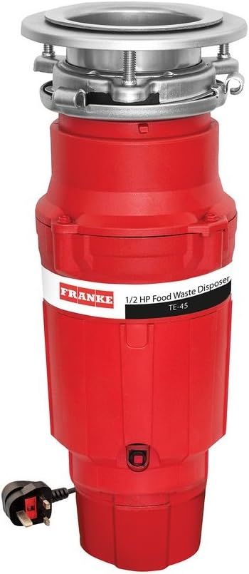 Franke TE-45 Waste Disposer | 1/2 HP Kitchen Sink Food Waste Disposal ...