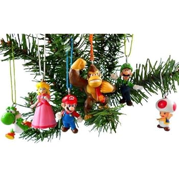 Amazon.com: Nintendo Super Mario Brothers 5 Piece Game Scene Christmas ...