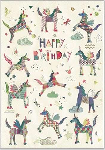 DinA 5 große Glückwunschkarte zum Geburtstag - hochwertige Umschlag ...