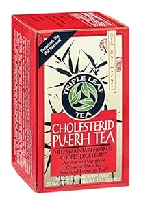 Amazon.com : Triple Leaf Tea Cholesterid Tea (3x20 Bag) : Grocery Tea ...