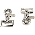 Amazon.com: 2 Pack 1" Stainless Steel Scissor Swivel Trigger Snaps ...